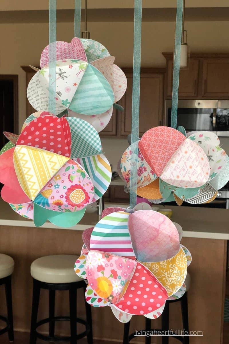 Pretty Paper Globes - Living a Heartfull Life